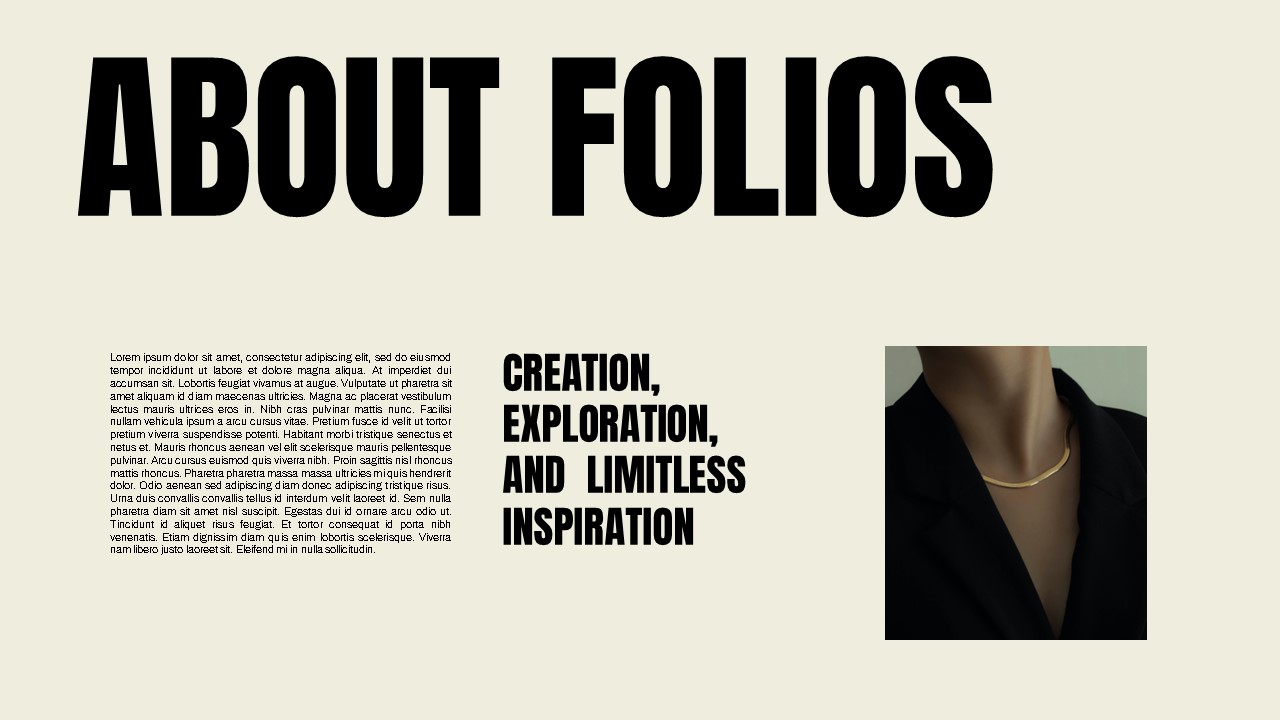 Folios - Portfolio Google Slides Template, Presentation Templates ...