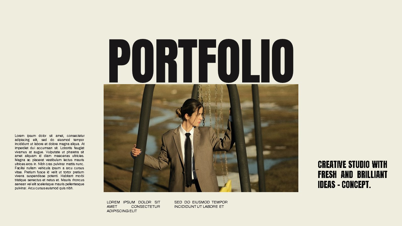 Folios - Portfolio Google Slides Template, Presentation Templates ...