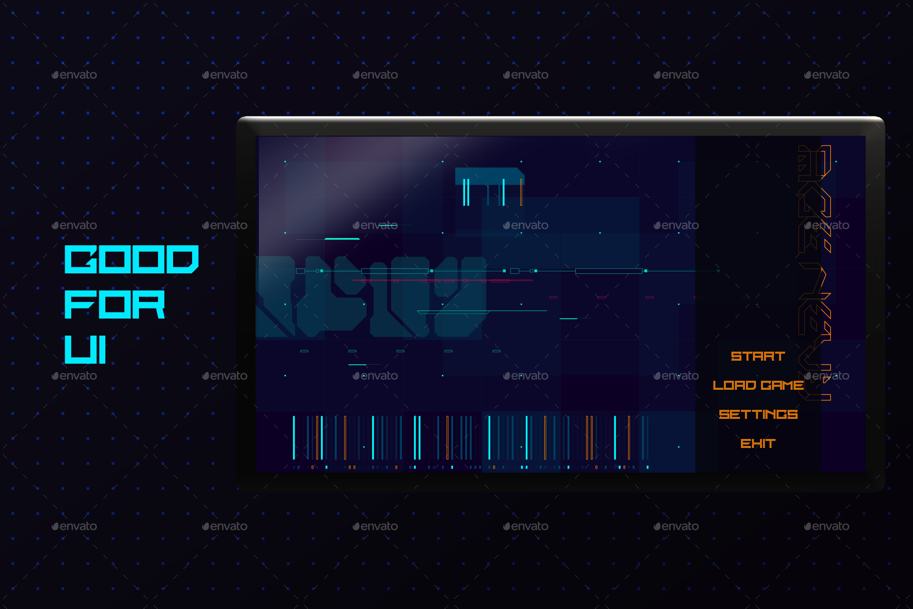 Cyberpunk Backgrounds Set, Graphics | GraphicRiver