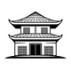 Japanese Traditional House Vector Illustration , Vectors | GraphicRiver