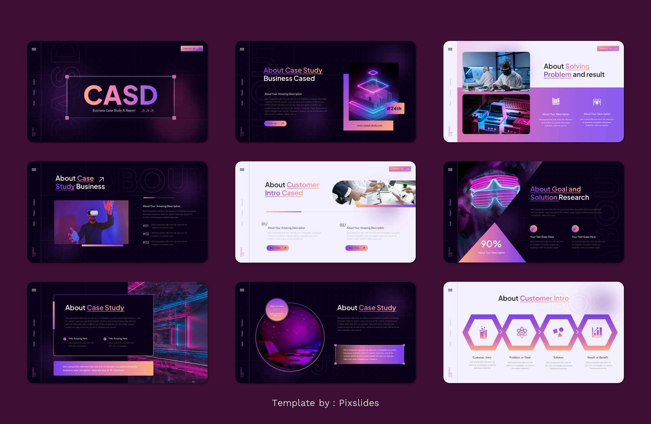 Cased - Case Study and Report Business Keynote Presentation ...