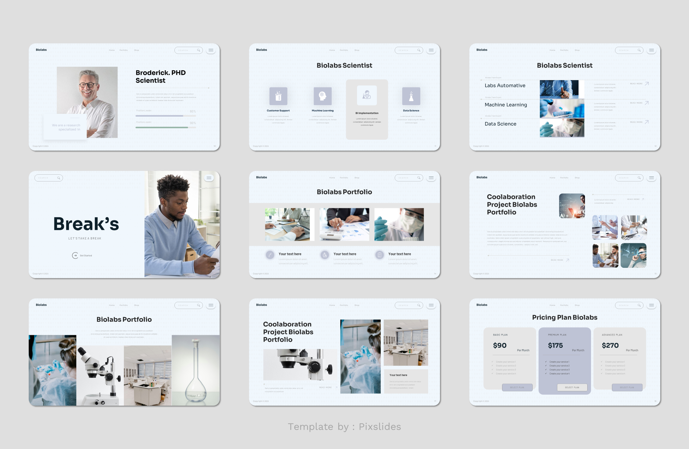 Biolabs - Laboratory & Science Research PowerPoint Presentation ...