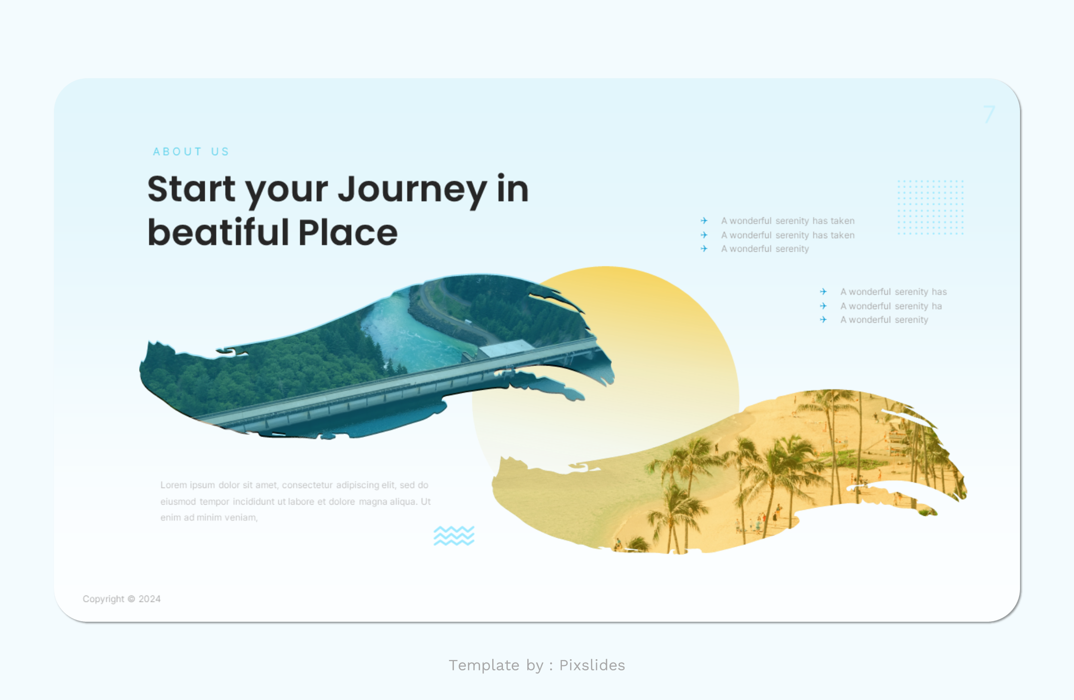 Journey - Business Tour Agent Presentation Template, Presentation Templates