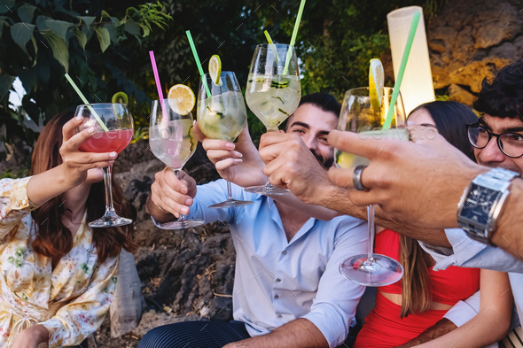 Cocktail Cheers - Nature's Toast Stock Photo by baffos | PhotoDune