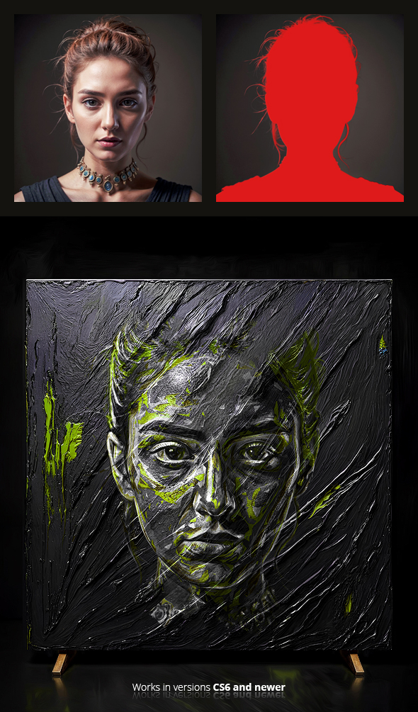 Black Square Template for Photoshop, Add-ons | GraphicRiver