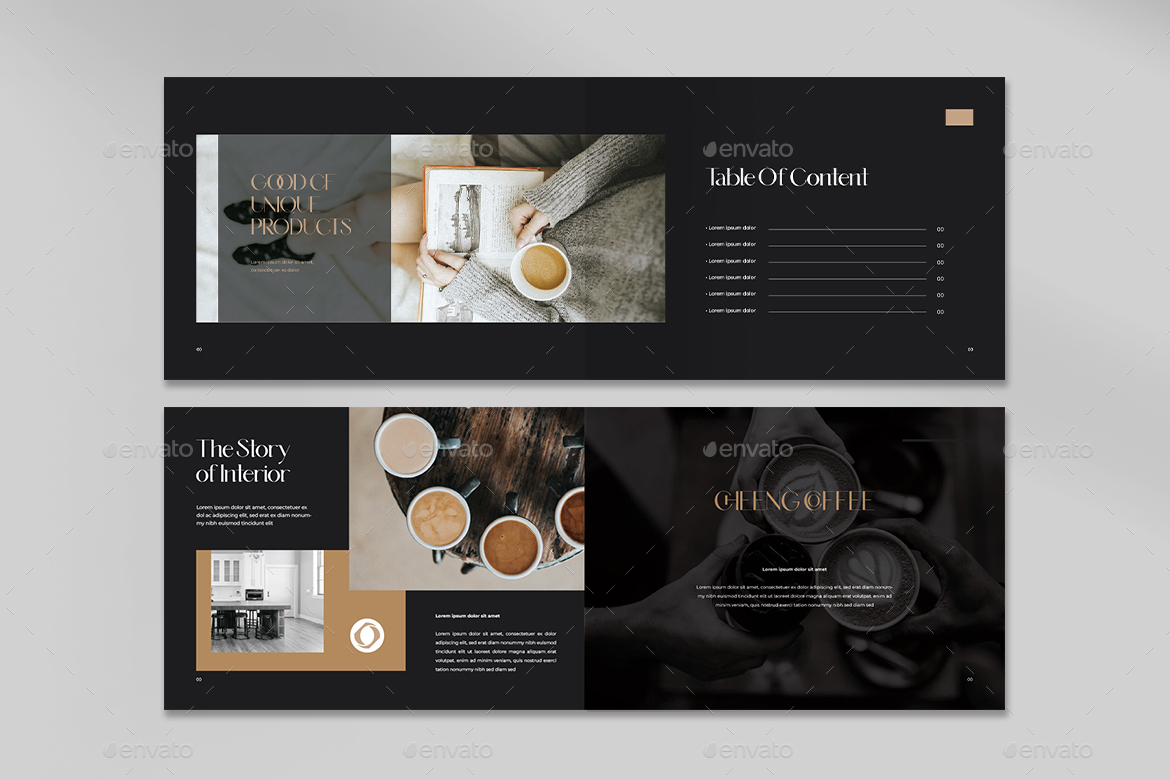 Coffee Shop Catalogue, Print Templates | GraphicRiver