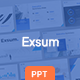 Exsum - Executive Summary PowerPoint Presentation Template ...