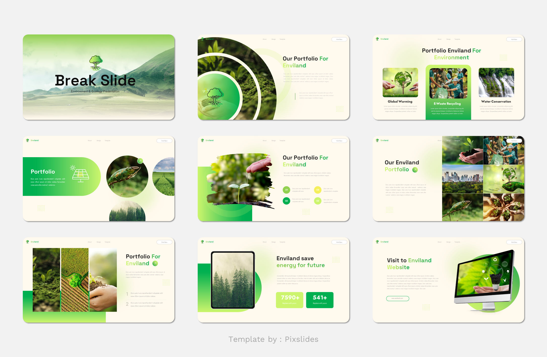 Enviland - Environment & Ecology Keynote Presentation Template ...