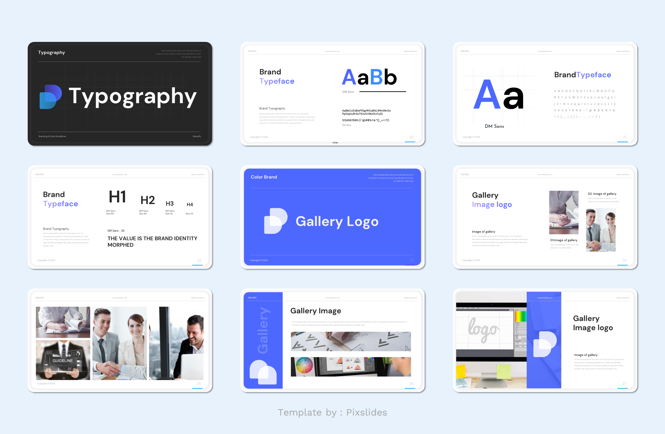 Brand Identity - Brand Guideline Keynote Presentation, Presentation ...