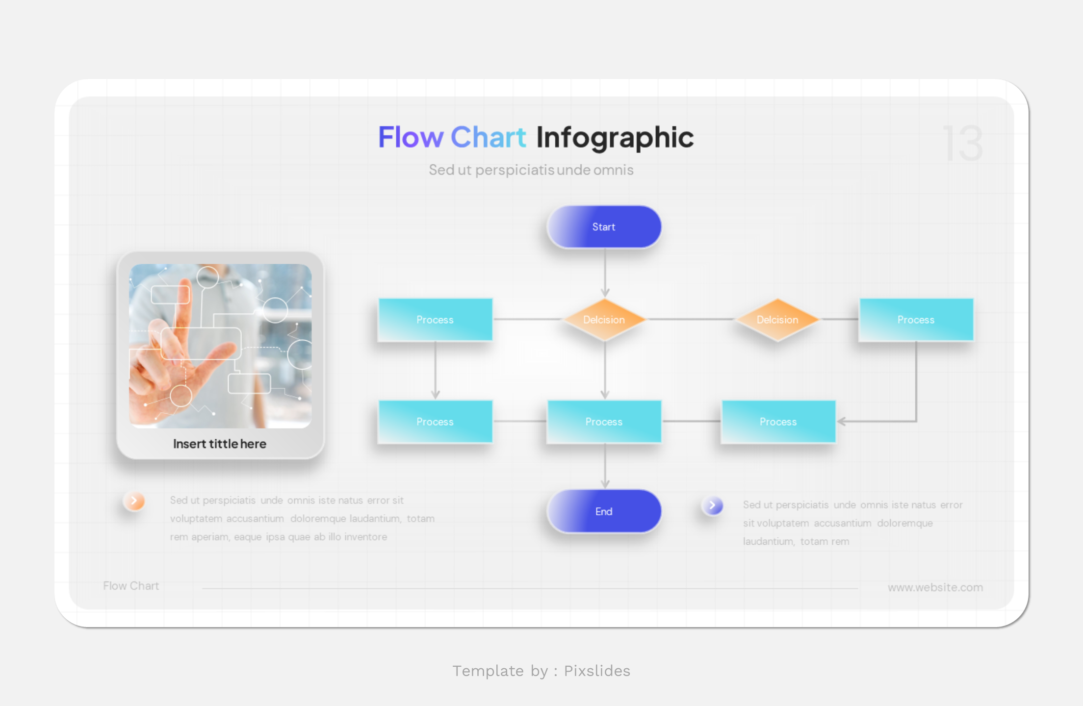 Flow Chart Diagram Infographic Keynote Presentation Template ...