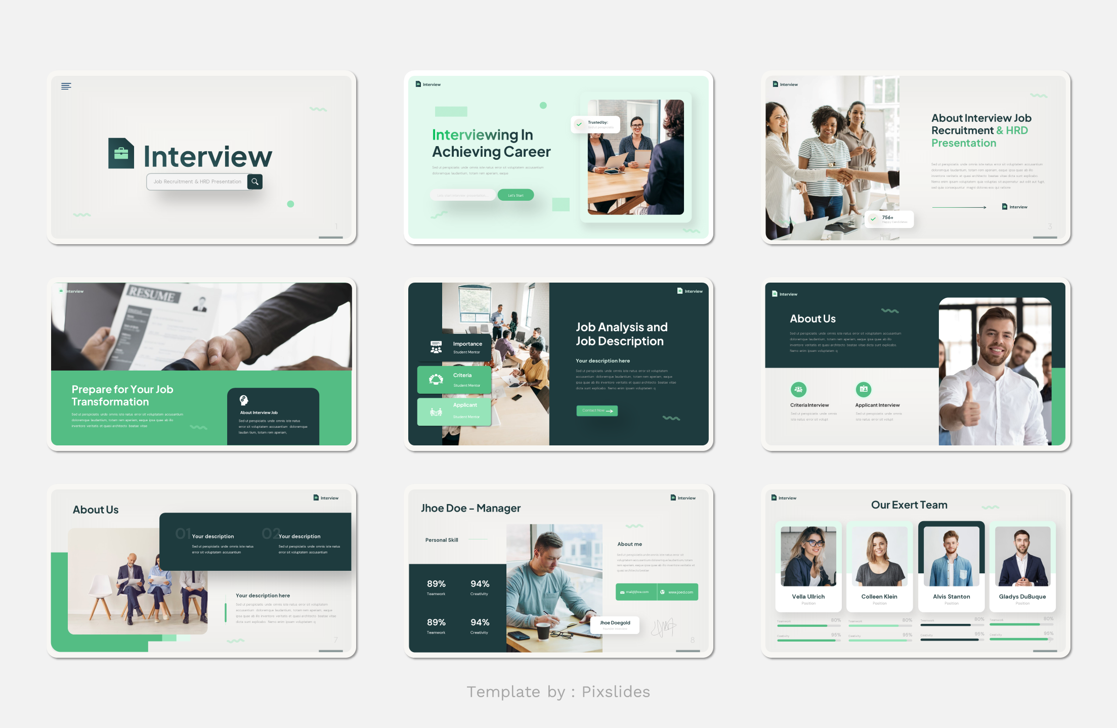 Interview - Job Recruitment & Human Resources Presentation Template ...