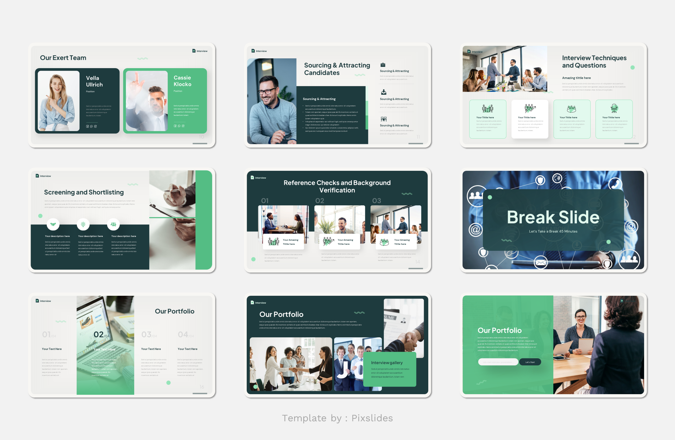 Interview - Job Recruitment & Human Resources Presentation Template ...