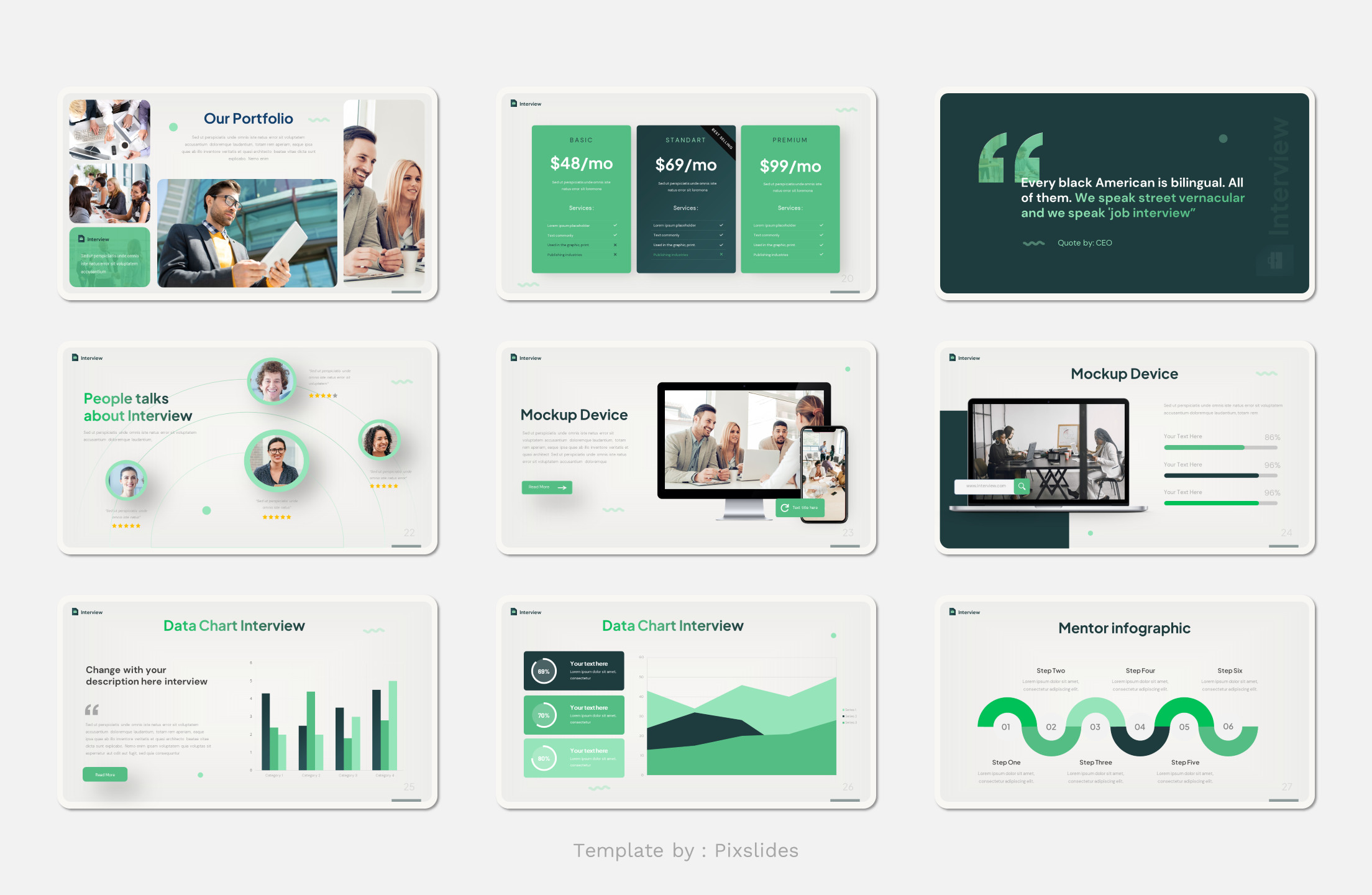 Interview - Job Recruitment & Human Resources Presentation Template ...