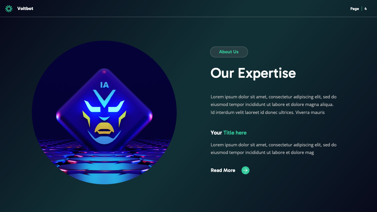 Voltbot - Artificial Intelligence PowerPoint Tamplate, Presentation ...