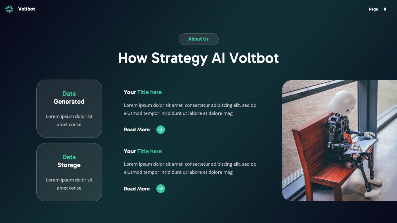 Voltbot - Artificial Intelligence PowerPoint Tamplate, Presentation ...