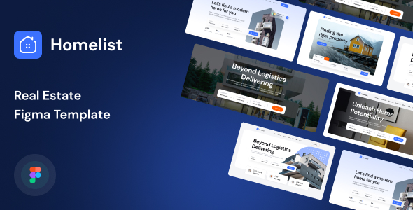 Homelist - Real Estate Figma Template by Mugli | ThemeForest