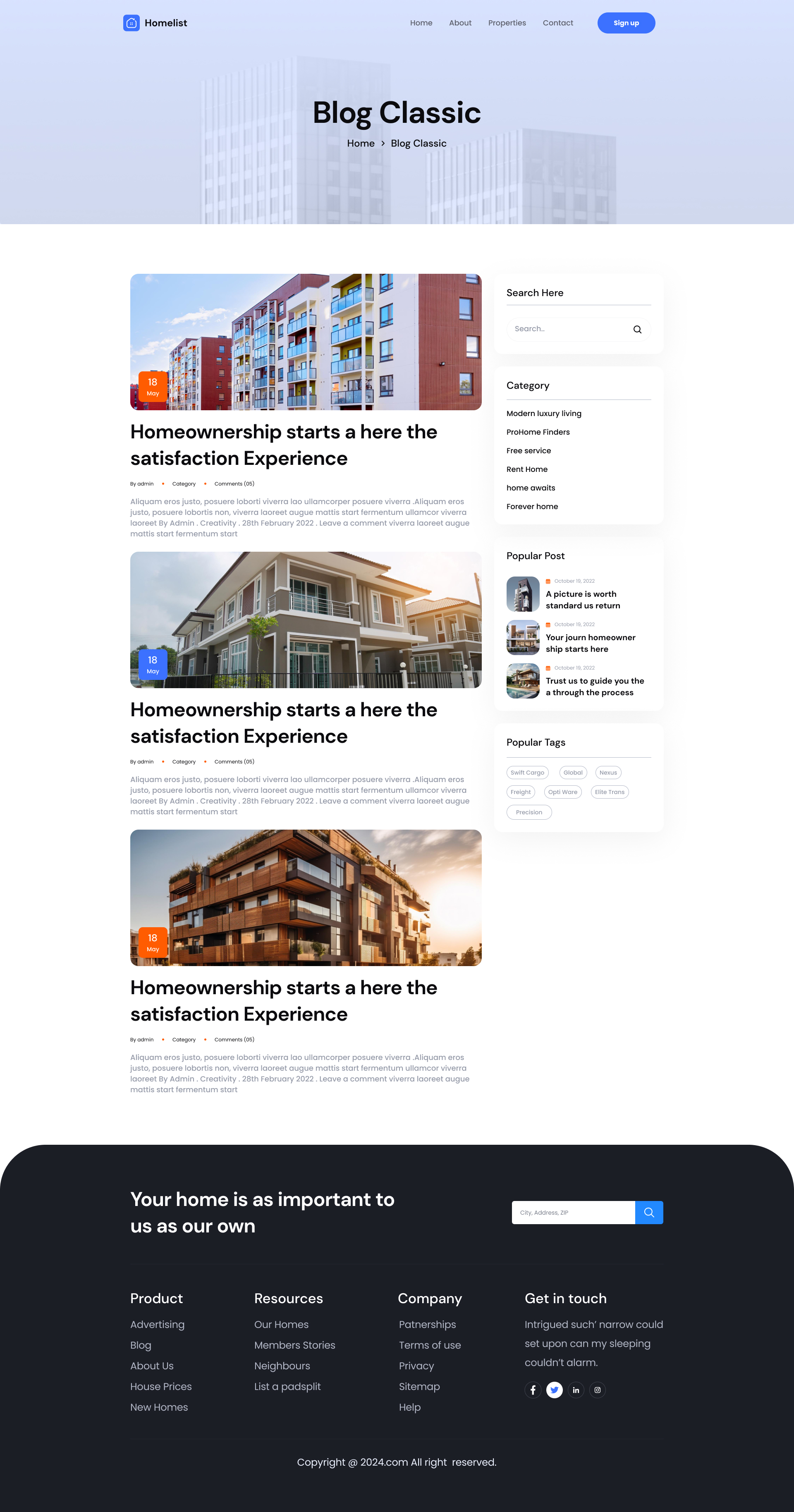 Homelist - Real Estate Figma Template by Mugli | ThemeForest
