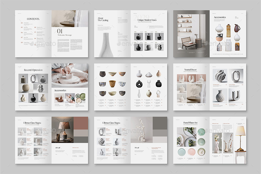 Catalog Brochure Template, Print Templates | GraphicRiver
