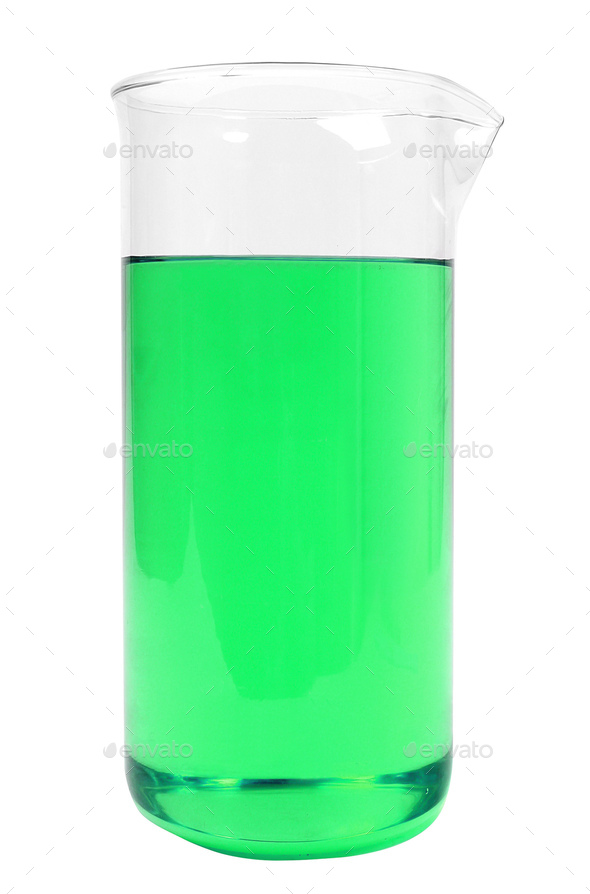 Chemical laboratory glass isolated Stock Photo by photobalance | PhotoDune