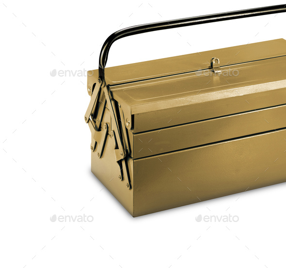 mechanic's basic tool box with set of spanner Stock Photo by ozaiachin