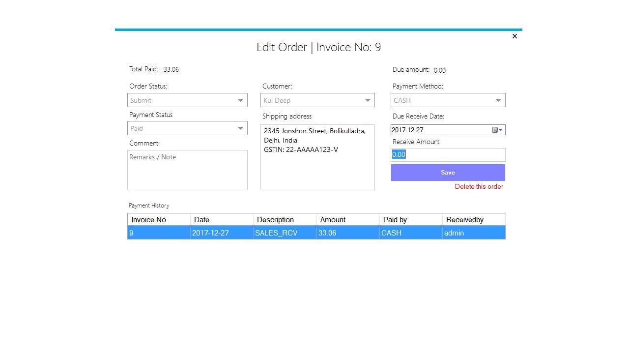 GST Billing System POS - Invoice Manager by dynamicsoft | CodeCanyon