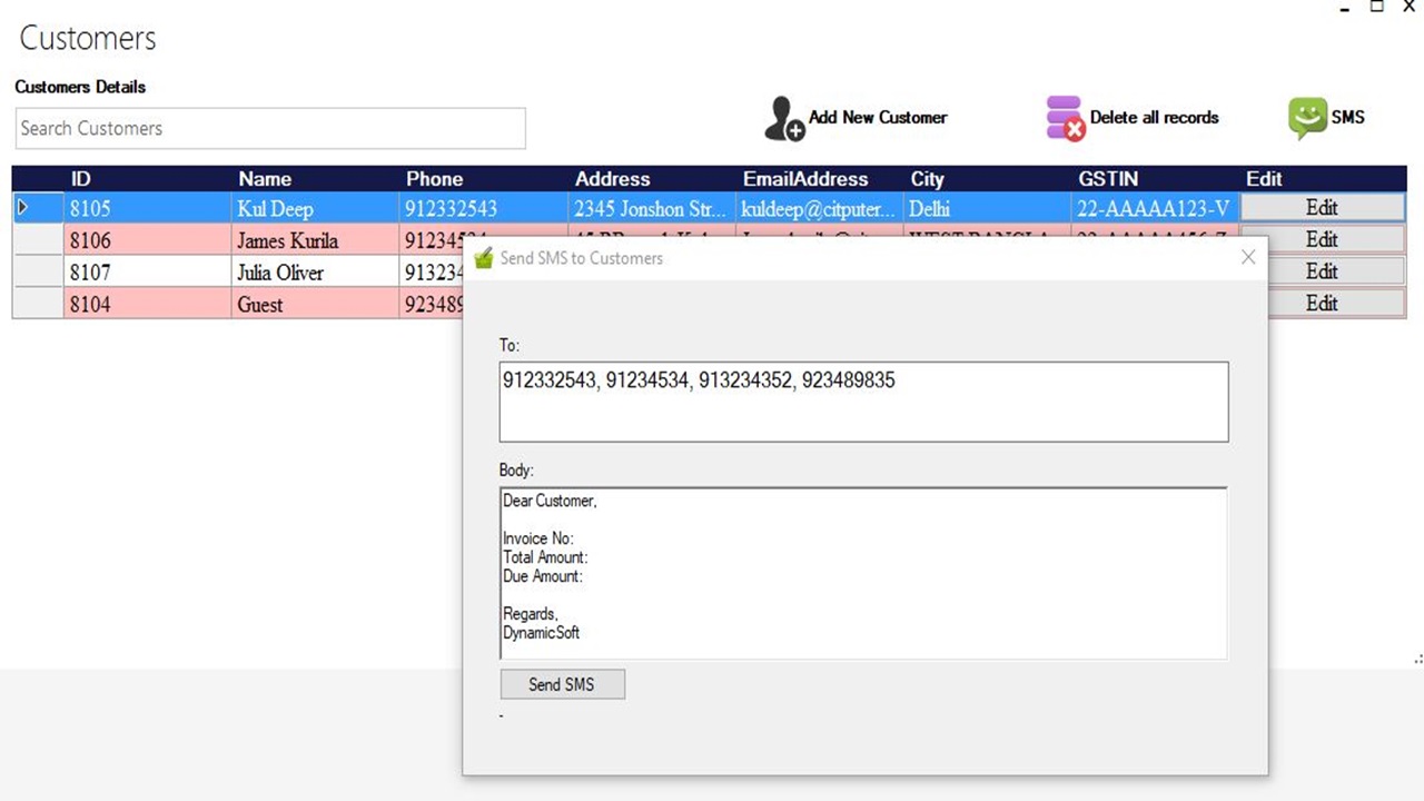 GST Billing System POS - Invoice Manager by dynamicsoft | CodeCanyon