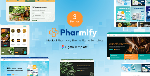 Pharmify - Pharmacy & Medical Store Figma Template by BuddhaThemes