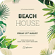 Beach House Flyer, Print Templates | GraphicRiver