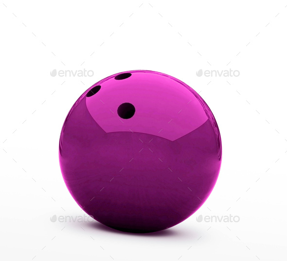 Pink bowling ball Stock Photo by ozaiachin | PhotoDune