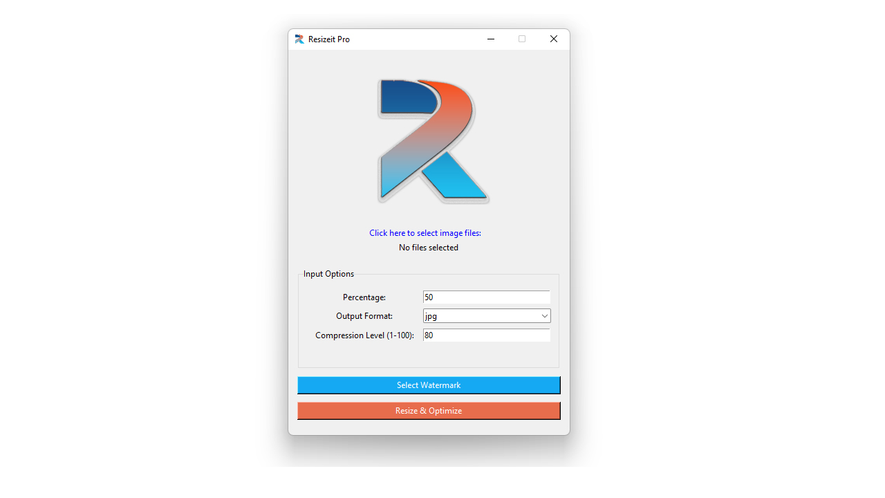 Resizeit Pro - Image Resizing and Optimization Software by ydulana