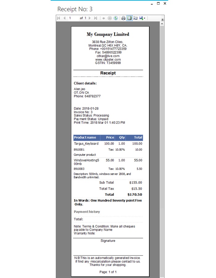 Accounting and Billing Invoice Software by dynamicsoft | CodeCanyon