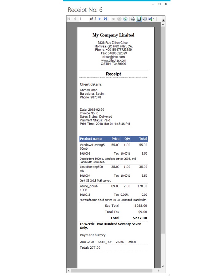 Accounting and Billing Invoice Software by dynamicsoft | CodeCanyon