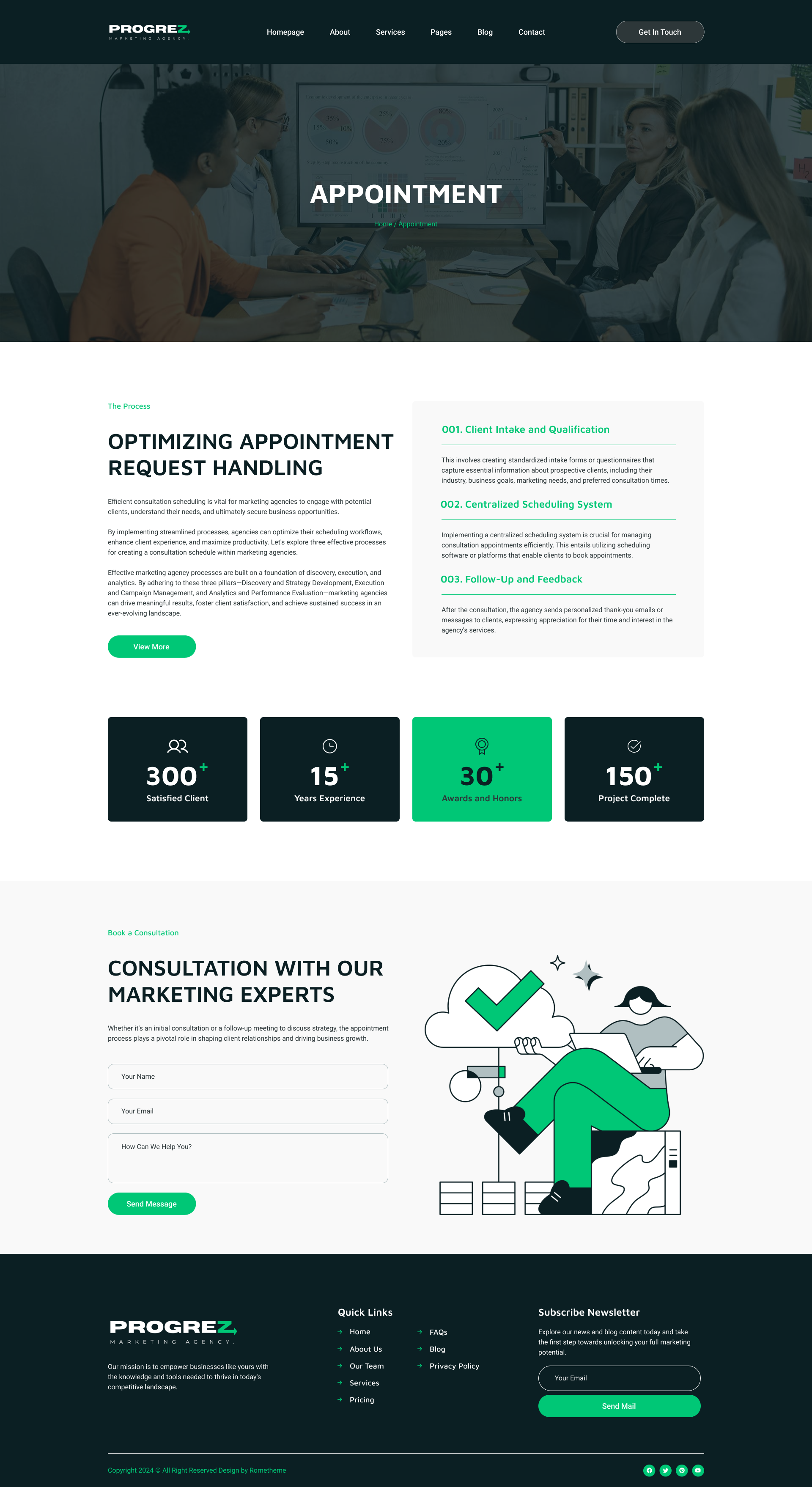 Progrez - Marketing Agency Figma Template by Rometheme | ThemeForest