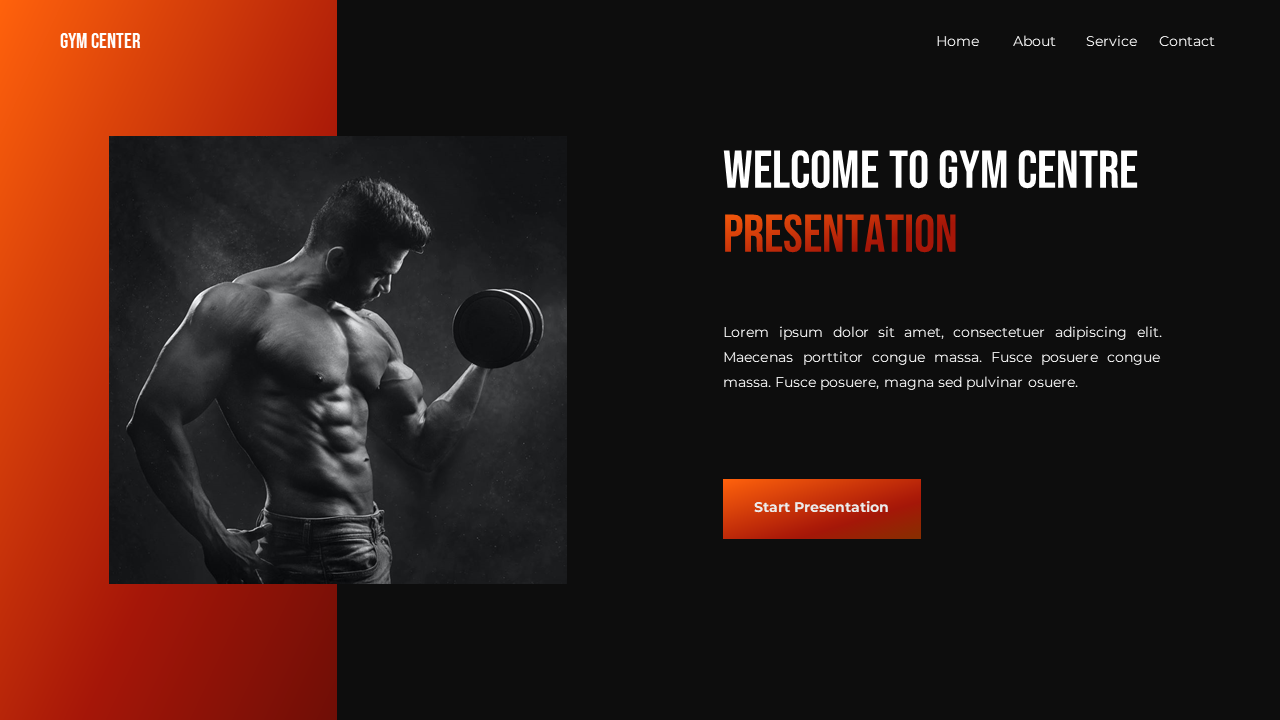 Gym Center - GYM Google Slide Templates, Presentation Templates ...