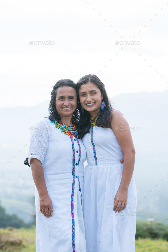 Women embrace indigenous legacy and ancestral roots Stock Photo by ...