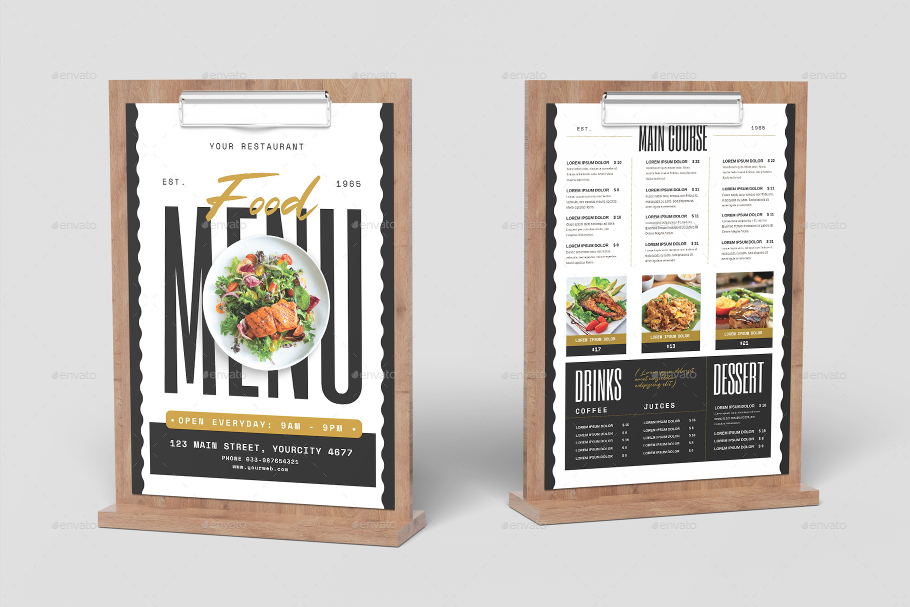 Food Menu, Print Templates | GraphicRiver