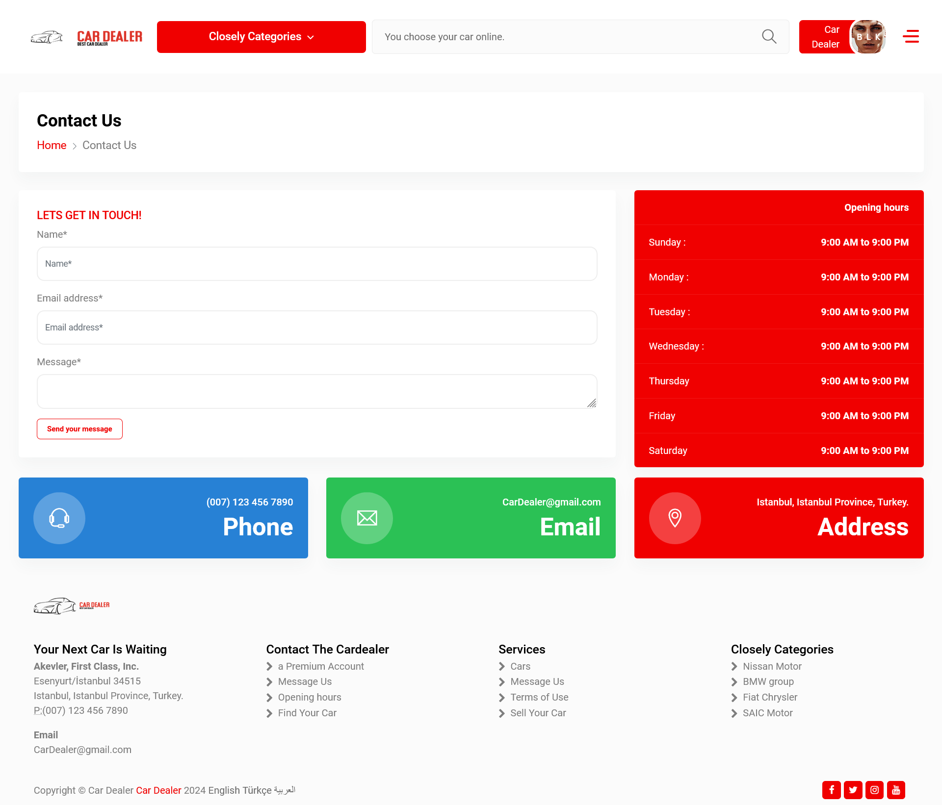 CarDealer – Buy Sell Car Marketplace Script Theme by Meteros | CodeCanyon