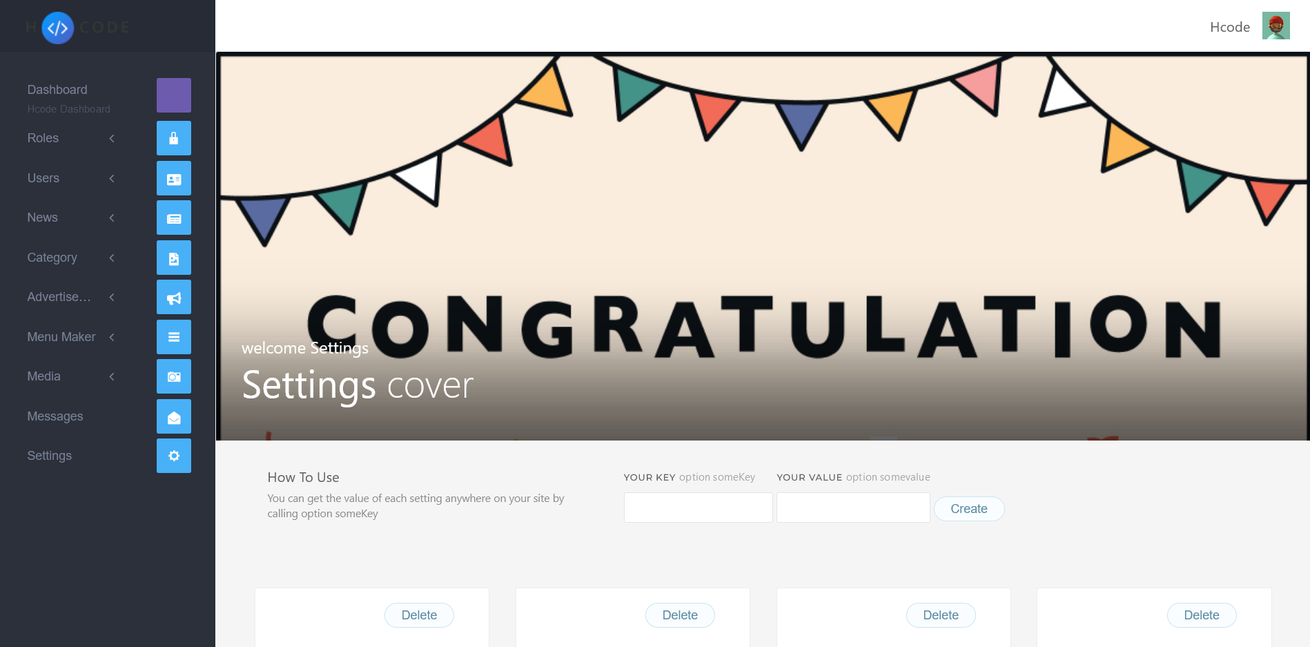 Hcode – News Technology System with Website by Meteros | CodeCanyon