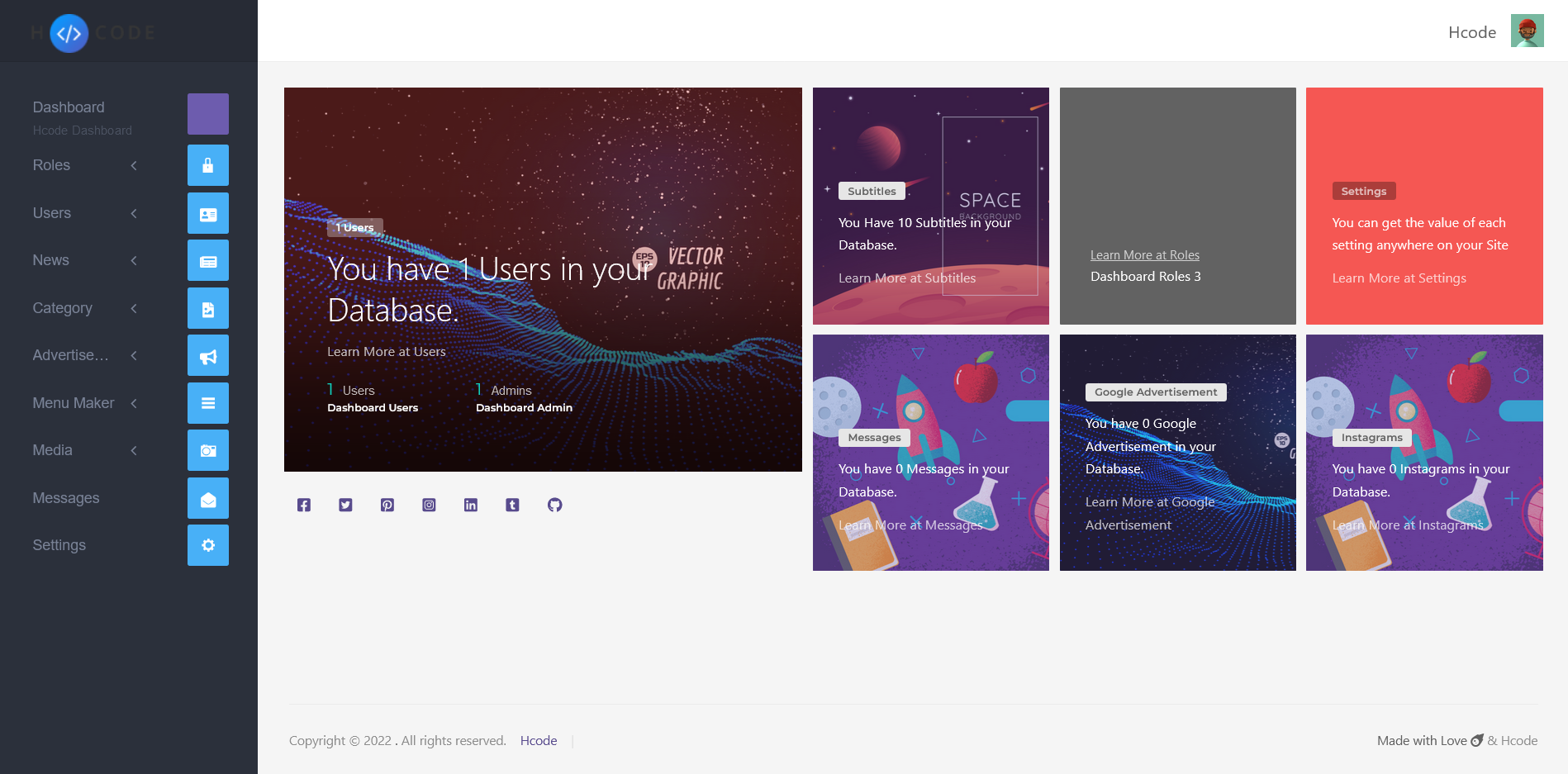 Hcode – News Technology System with Website by Meteros | CodeCanyon