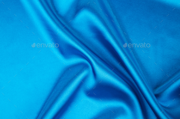 Blue silk texture close up. Stock Photo by indigolotos | PhotoDune