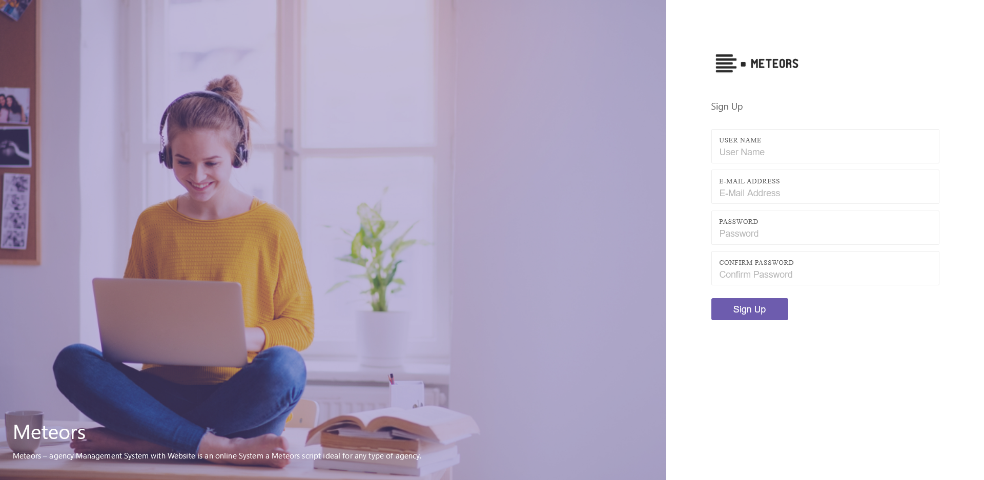 Meteors – agency System with Website by Meteros | CodeCanyon