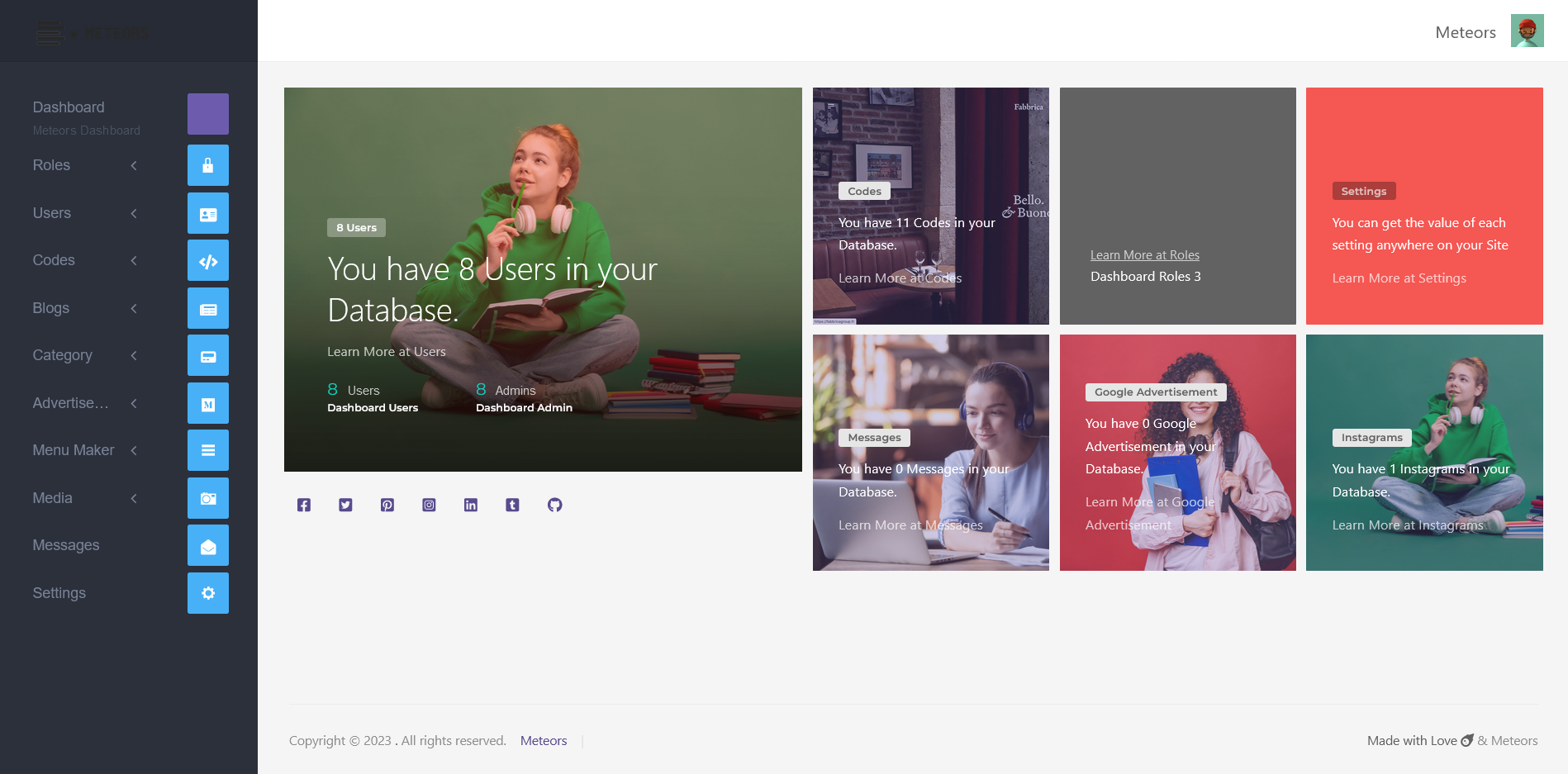 Meteors – agency System with Website by Meteros | CodeCanyon