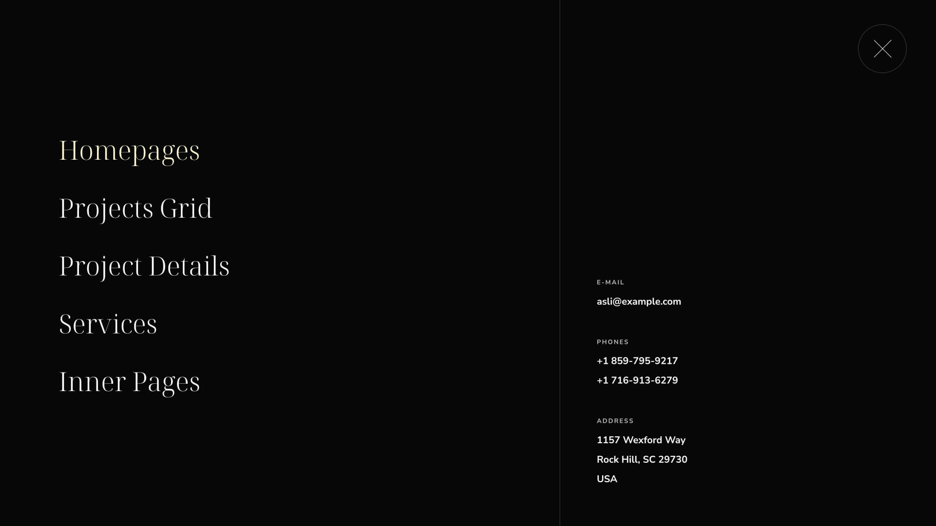 Asli – Creative Portfolio Elementor Pro Template Kit by ArtemSemkin