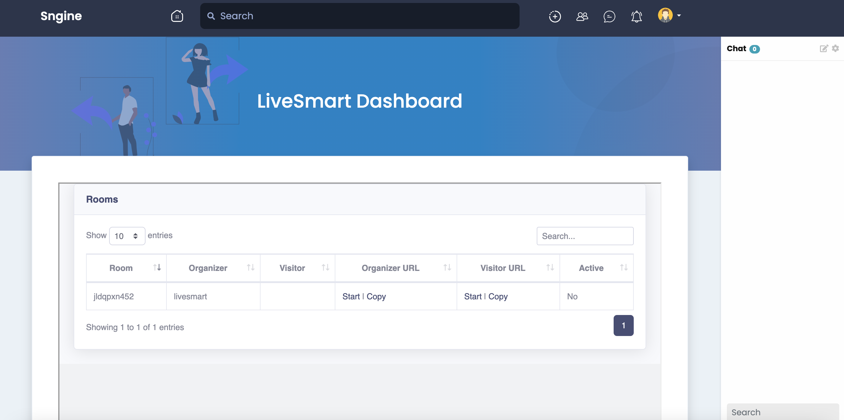 Sngine Video Chat and Streaming Add-on from LiveSmart by nicky75 | CodeCanyon