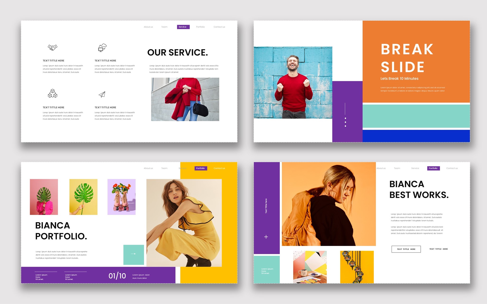 Bianca-Fashion Keynote Template, Presentation Templates | GraphicRiver