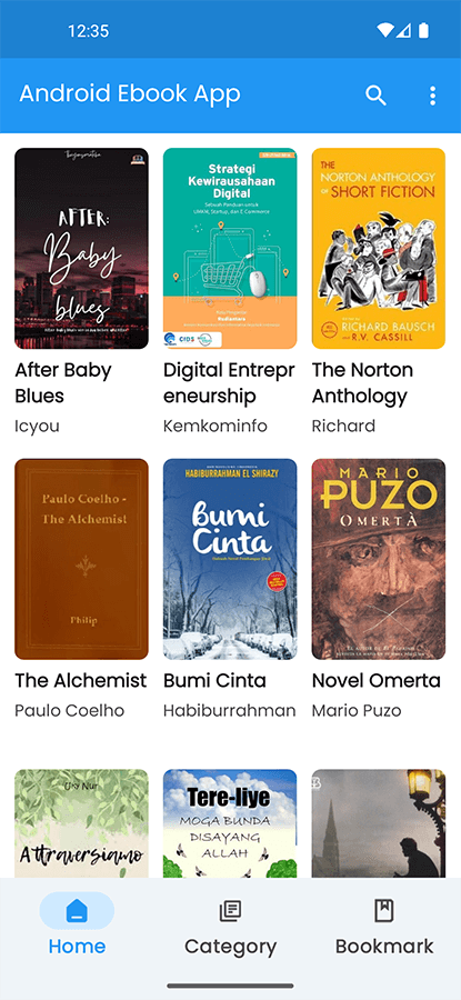 Android Ebook App by solodroid | CodeCanyon