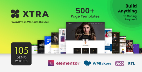 Xtra - WordPress Website Builder + RTL by Codevz | ThemeForest