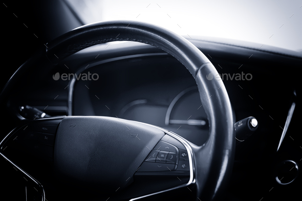Modern car cockpit dashboard close-up. Stock Photo by rozum | PhotoDune