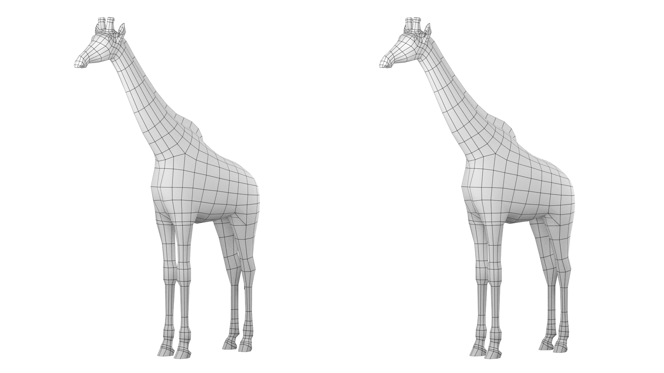 Giraffe Animal Base Mesh by valeriik | 3DOcean