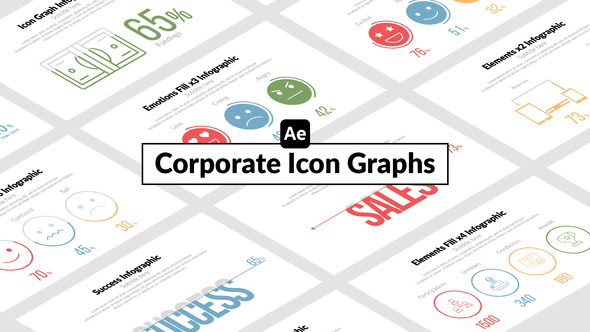 Corporate Icon Graphs, After Effects Project Files | VideoHive